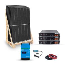 Kit solaire 10.32kWc - 230V - autonome - stockage Lithium 19.2kWh - Victron - Pylontech - Trina