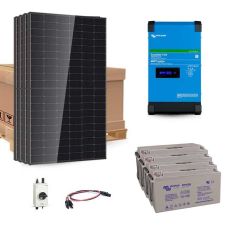 Kit solaire bifacial 5.28kWc - 230V - autonome - stockage Lithium 9.6kWh - Victron - Pylontech ...