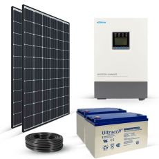 Kit solaire 12kWc - 230V - autonome - stockage Lithium 19.2kWh - Victron - Dyness