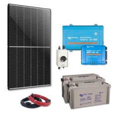Kit solaire bifacial 5.28kWc - 230V - autonome - stockage Lithium 9.6kWh - Victron - Pylontech ...